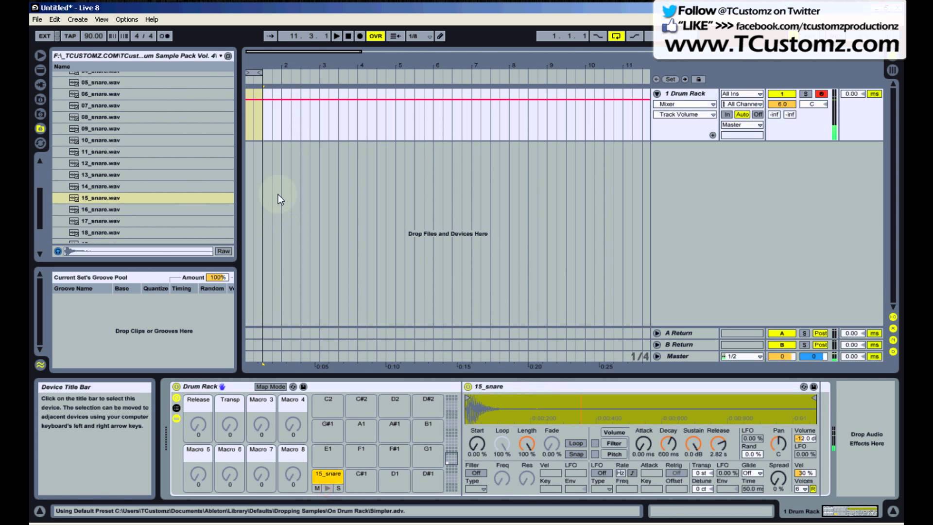Music Production Tip: Snare & Clap Layering Technique | Hip Hop Drums ...